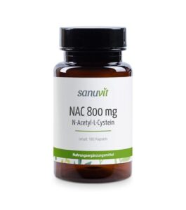 Sanuvit® NAC 800 mg – 180 vegane Kapseln, hochdosiert - Fit 24
